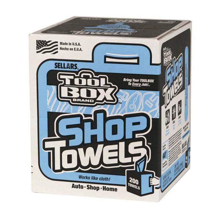 Blue 200 ct Box Shop Towels – Compliance Safety